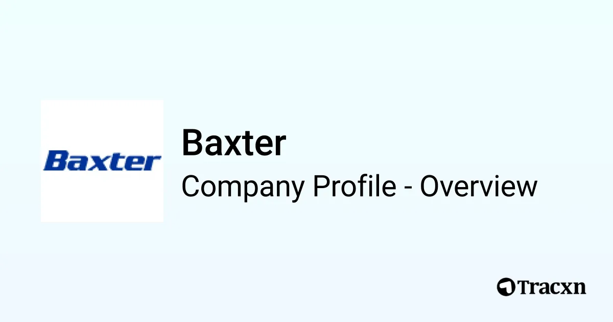 Baxter - 2026 Company Profile, Team, Funding, Competitors & Financials ...