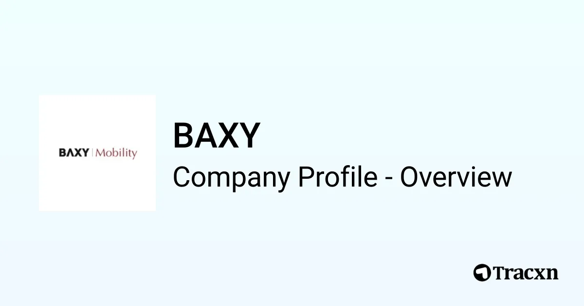 BAXY - 2025 Company Profile, Team, Competitors & Financials - Tracxn
