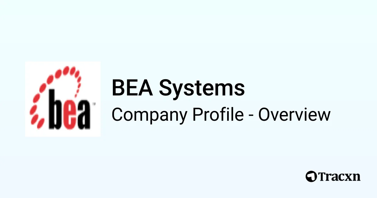 BEA Systems - 2026 Company Profile, Team, Funding & Competitors - Tracxn