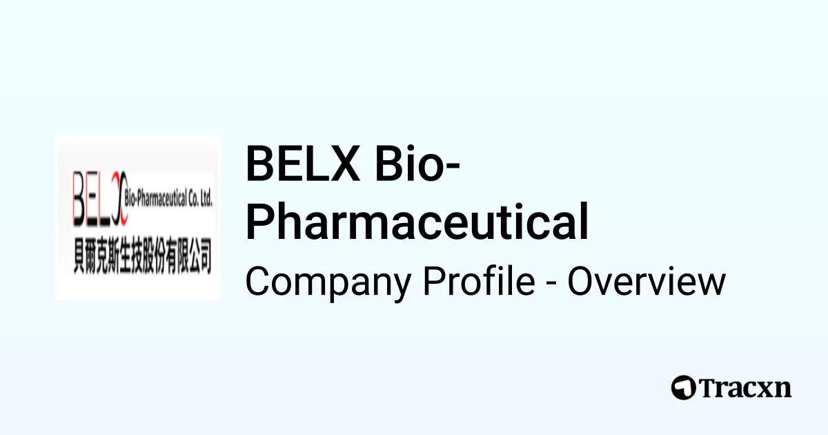 BELX Bio-Pharmaceutical - 2025 Company Profile & Competitors - Tracxn