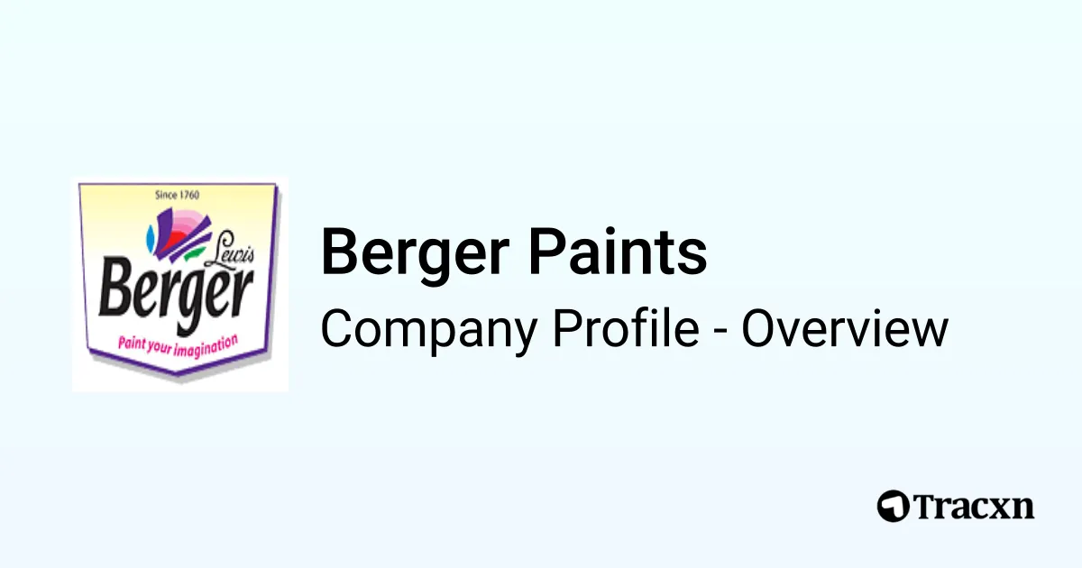 Berger Paints - 2025 Company Profile, Funding, Competitors & Financials ...