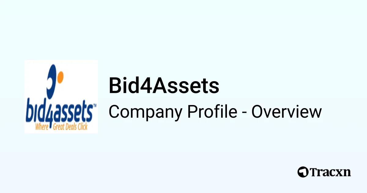 Bid4Assets - 2025 Company Profile, Funding & Competitors - Tracxn