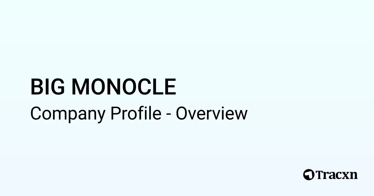 BIG MONOCLE - 2025 Company Profile - Tracxn