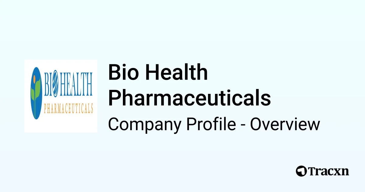 Bio Health Pharmaceuticals - 2025 Company Profile & Competitors - Tracxn
