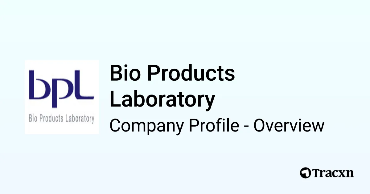 Bio Products Laboratory - 2026 Company Profile, Team, Competitors ...