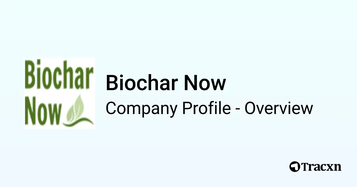 Biochar Now - 2025 Company Profile, Funding & Competitors - Tracxn