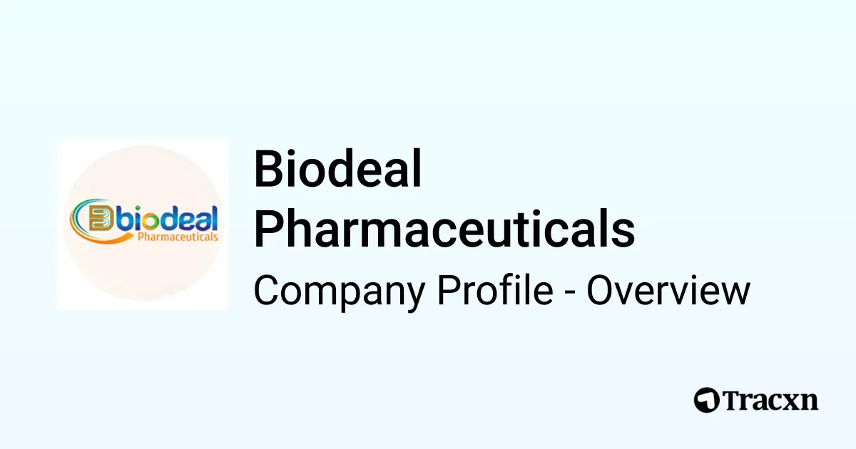 Biodeal Pharmaceuticals - 2025 Company Profile, Team, Funding ...