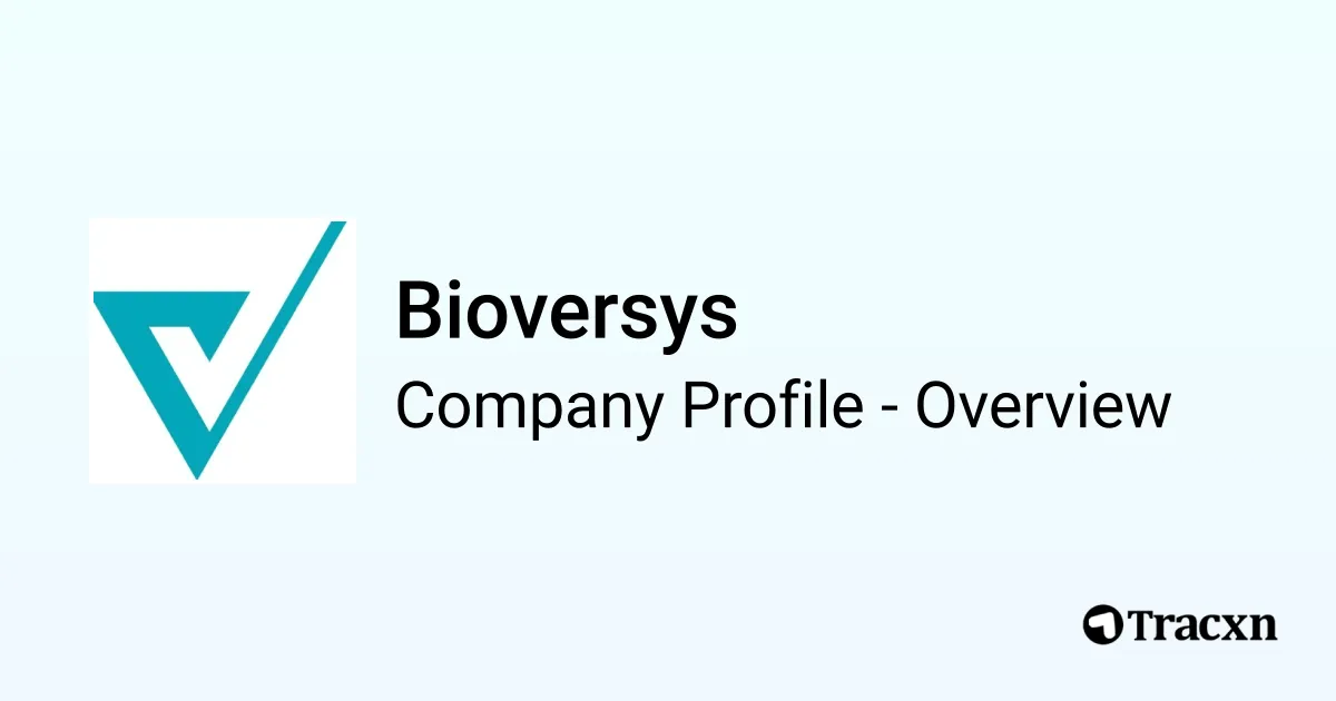 Bioversys - 2026 Company Profile, Team, Funding & Competitors - Tracxn