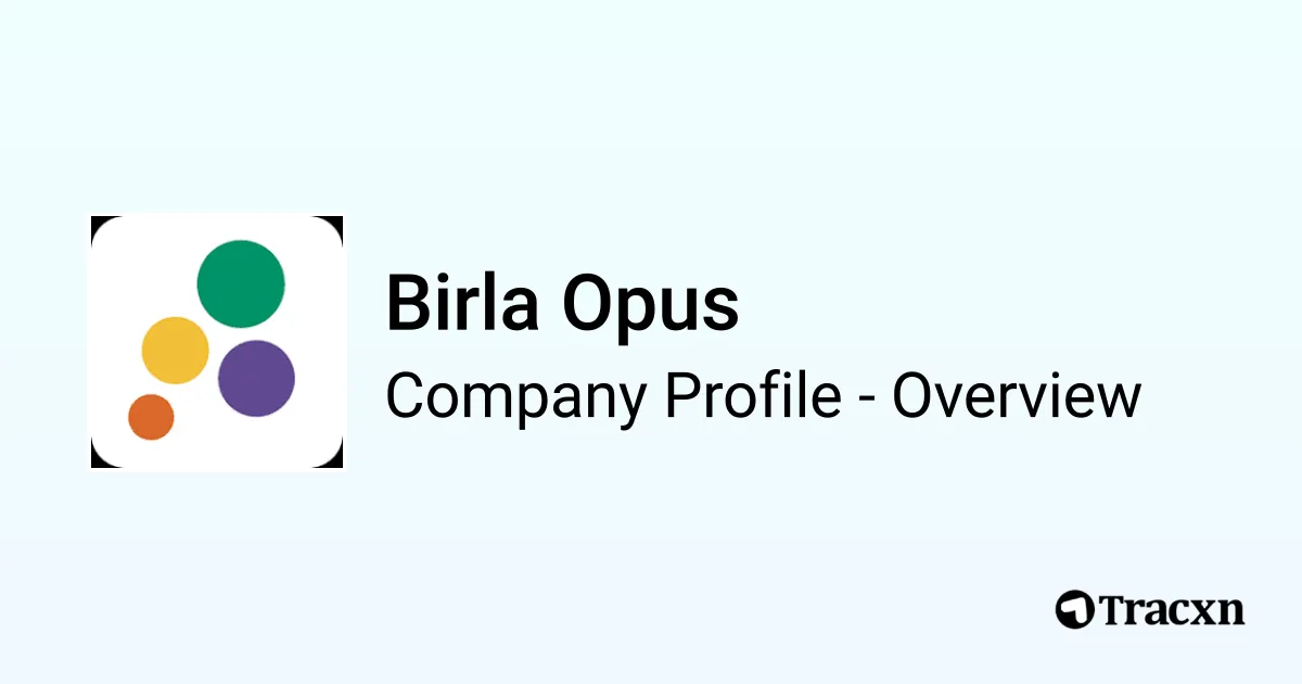 Birla Opus - 2026 Company Profile, Team, Competitors & Financials - Tracxn