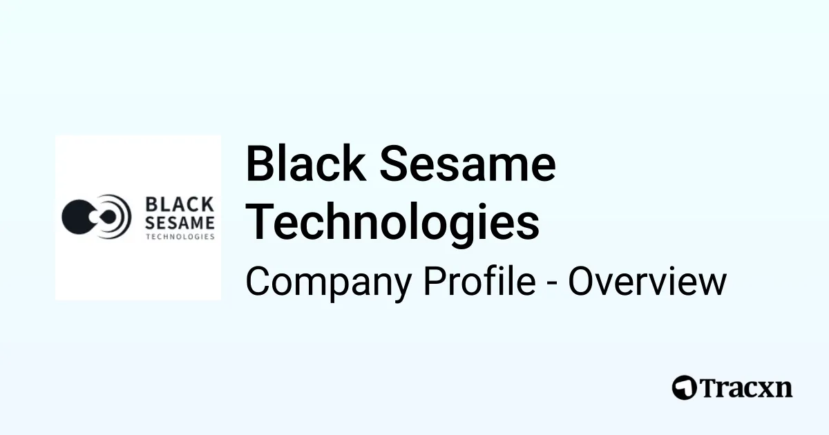 Black Sesame Technologies - 2025 Company Profile, Team, Funding ...