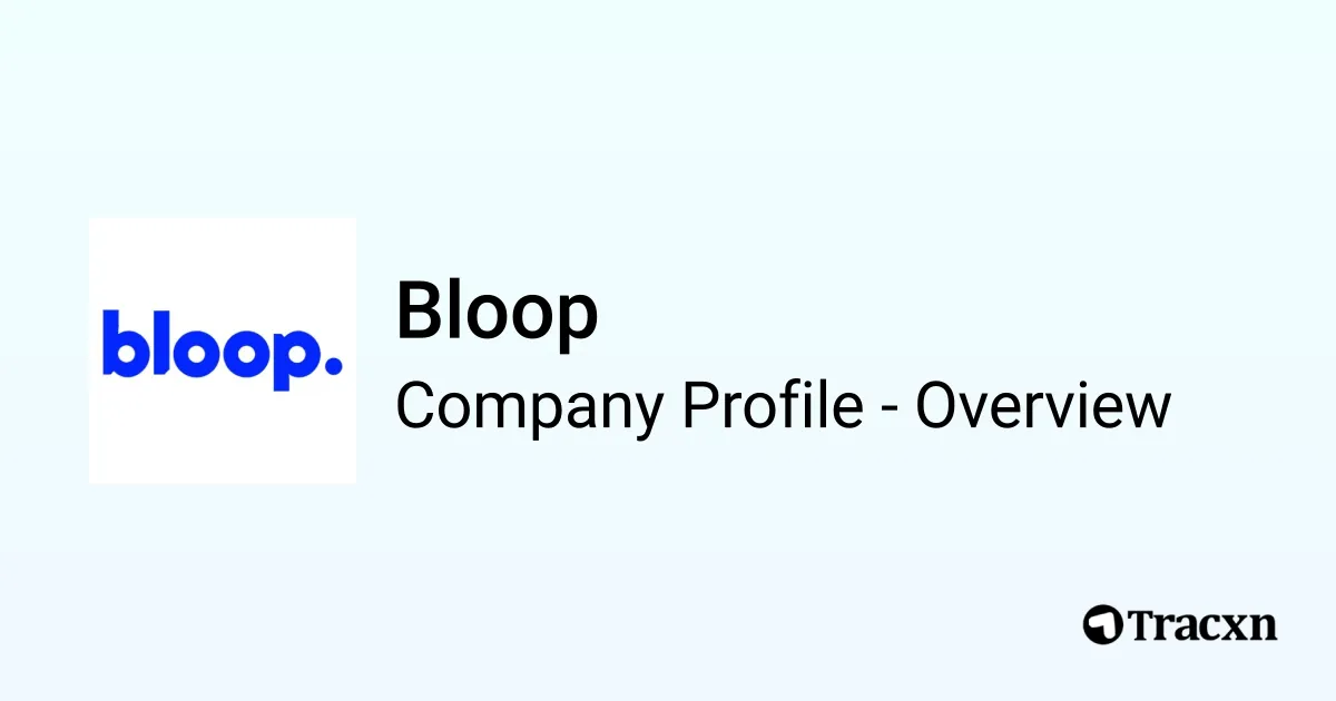 Bloop - 2026 Company Profile, Team, Funding, Competitors & Financials ...