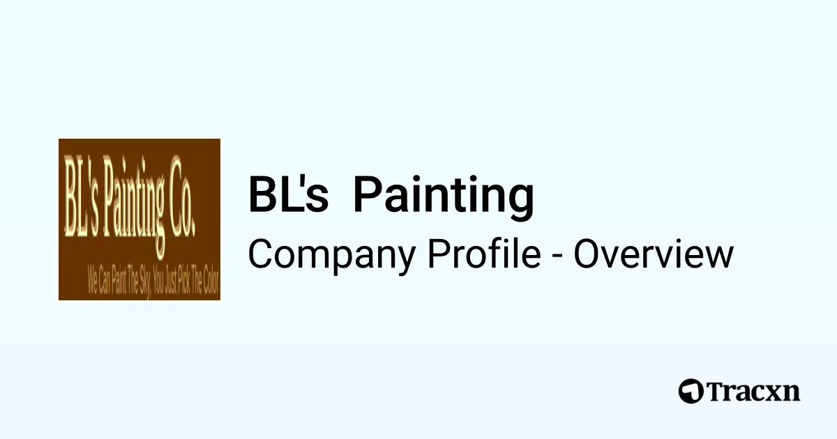 BL's Painting - 2025 Company Profile & Competitors - Tracxn
