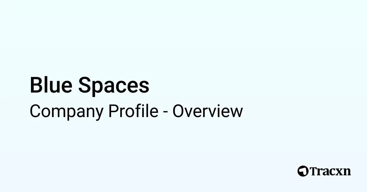 Blue Spaces - 2025 Company Profile & Competitors - Tracxn