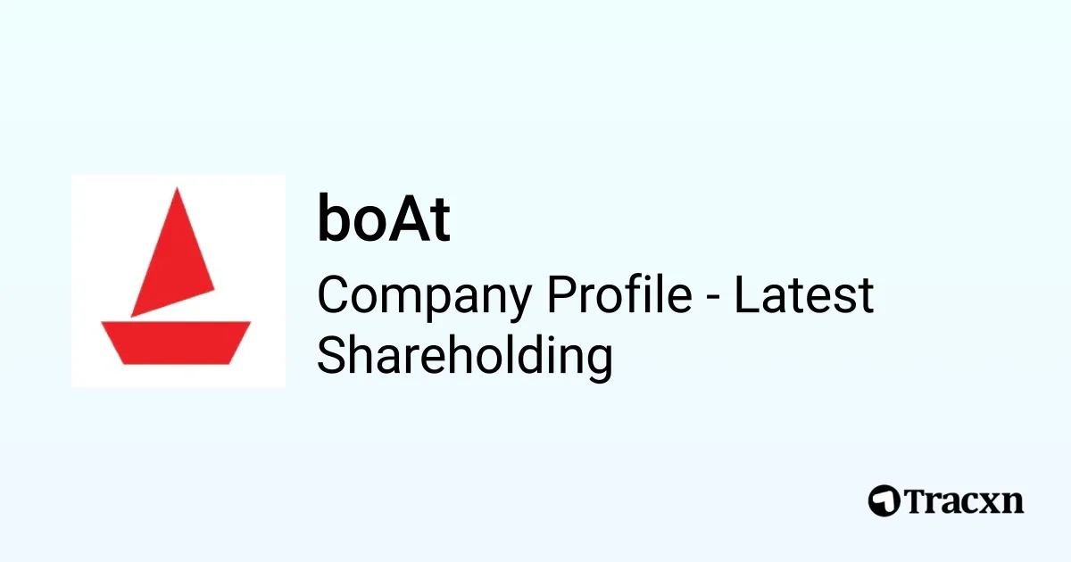 boAt - 2026 Latest Shareholding & Valuation - Tracxn