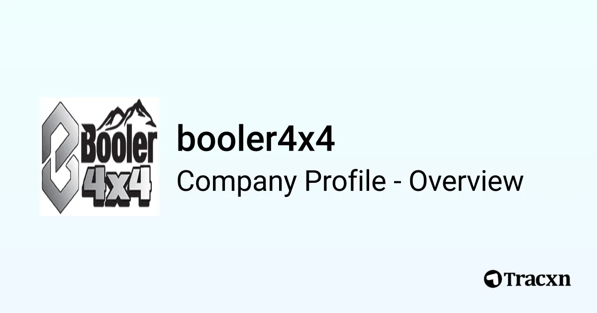 booler4x4 - 2025 Company Profile & Competitors - Tracxn