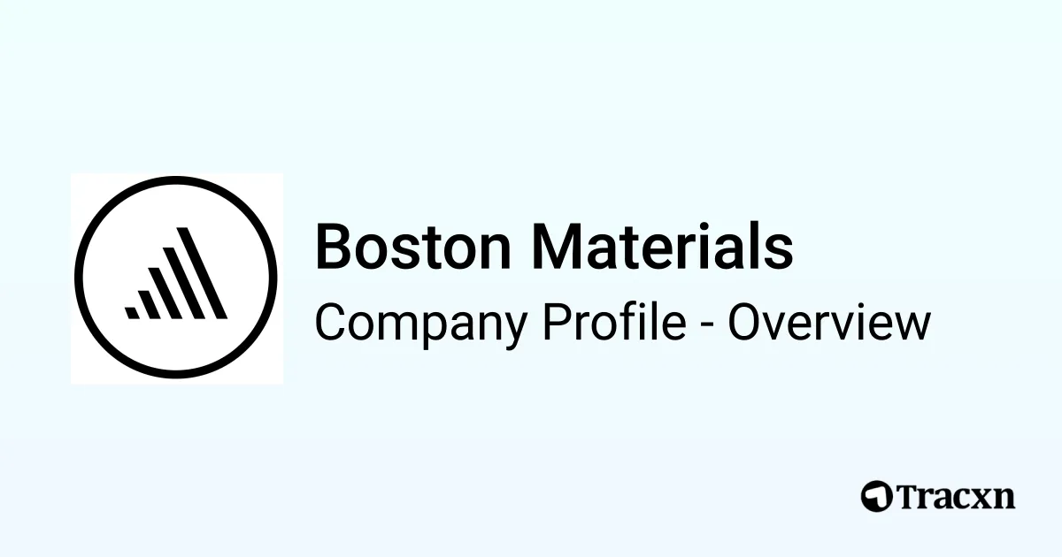 Boston Materials - 2025 Company Profile, Team, Funding & Competitors ...