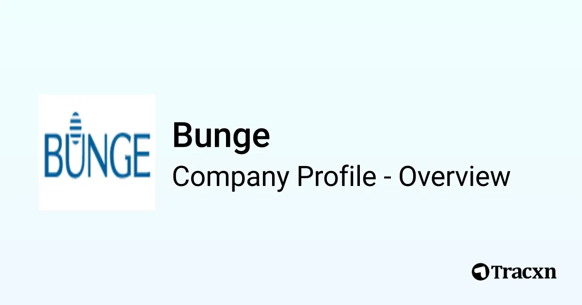Bunge - 2026 Company Profile, Team, Funding, Competitors & Financials ...