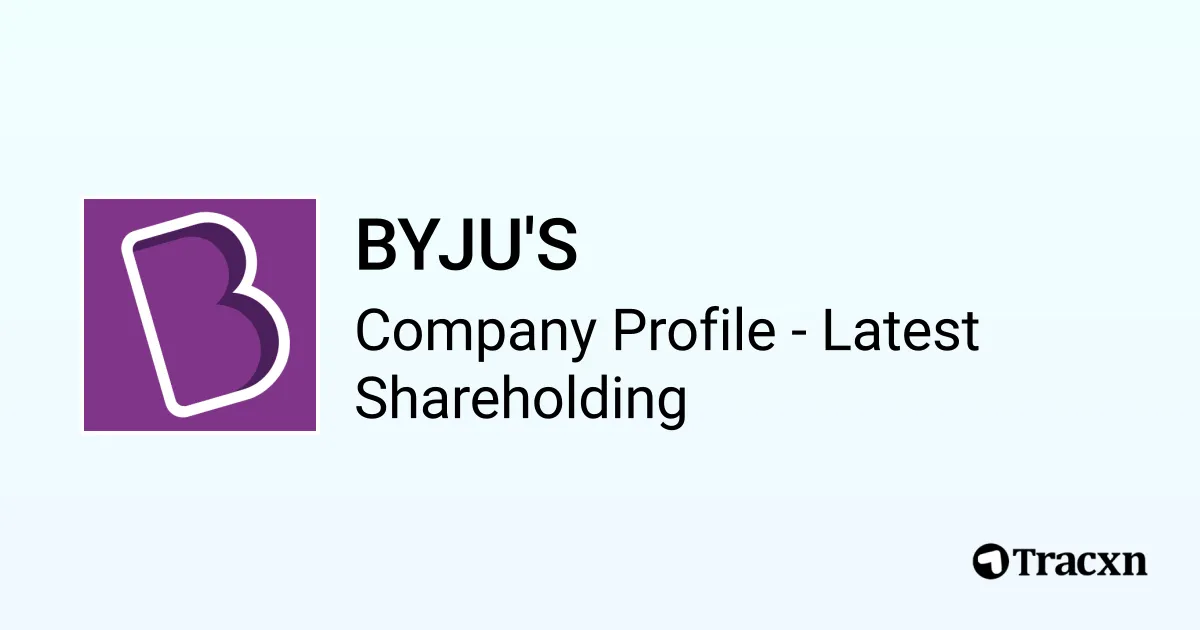 BYJU'S - 2025 Latest Shareholding & Valuation - Tracxn