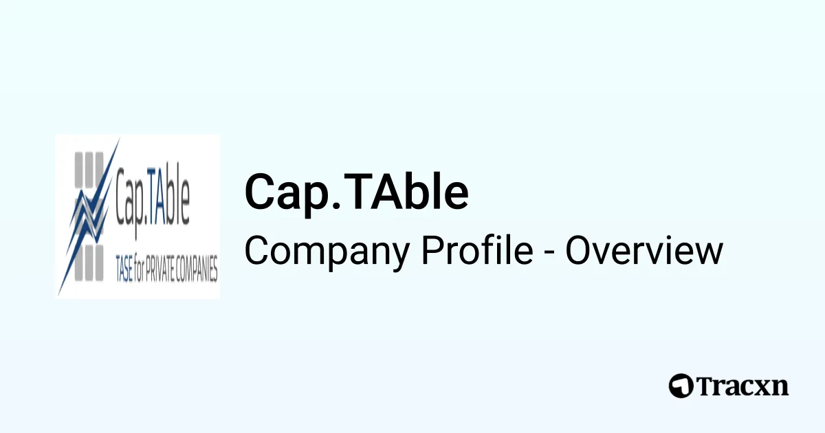 Cap.TAble - 2025 Company Profile, Team & Competitors - Tracxn
