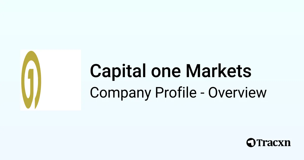 Capital one Markets - 2025 Company Profile & Competitors - Tracxn