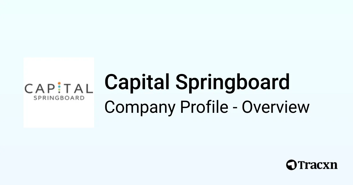 Capital Springboard - 2025 Company Profile, Team, Competitors ...