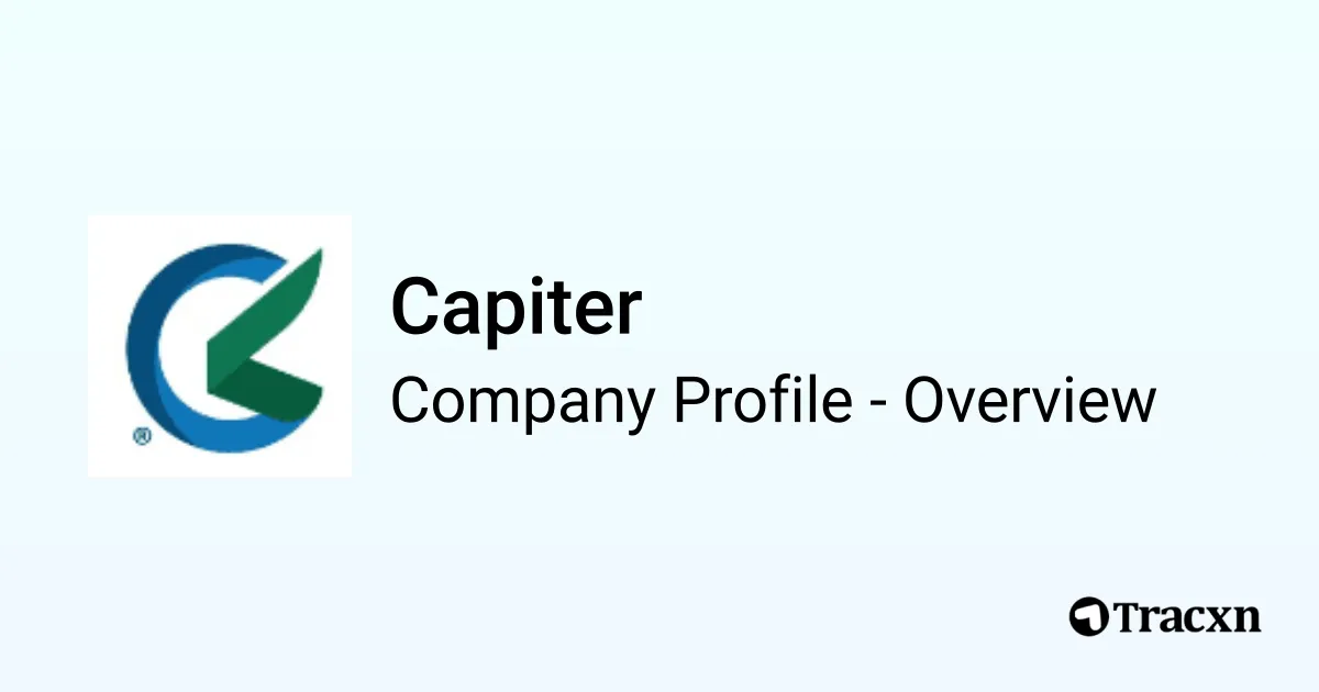 Capiter - 2026 Company Profile, Team, Funding & Competitors - Tracxn