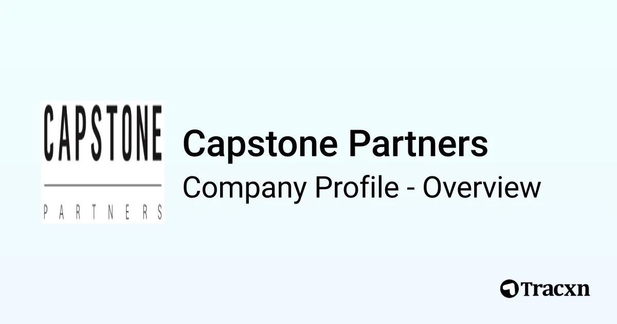 Capstone Partners - 2025 Company Profile & Competitors - Tracxn