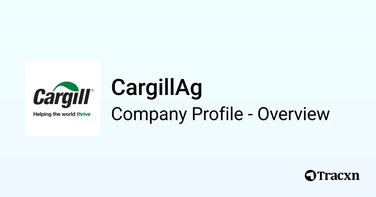 CargillAg - 2025 Company Profile & Competitors - Tracxn