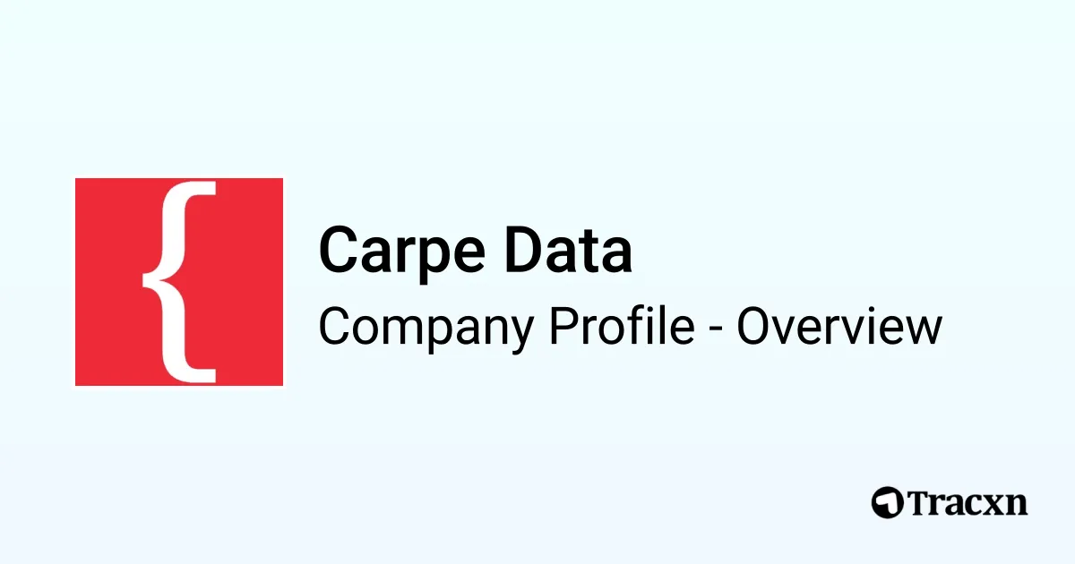 Carpe Data - 2026 Company Profile, Team, Funding & Competitors - Tracxn