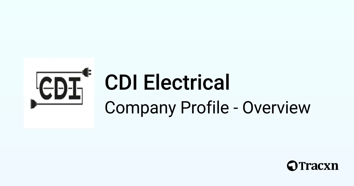 CDI Electrical - 2026 Company Profile & Competitors - Tracxn