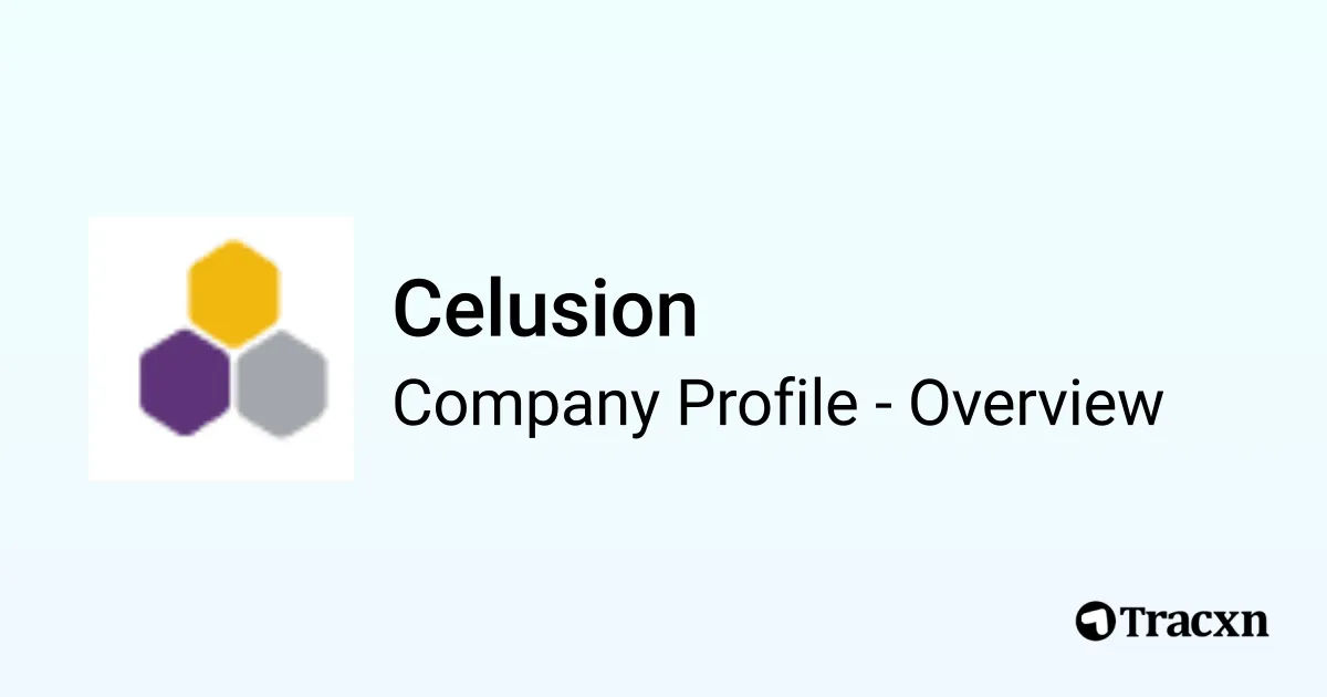 Celusion - 2025 Company Profile, Team, Funding, Competitors & Financials - Tracxn