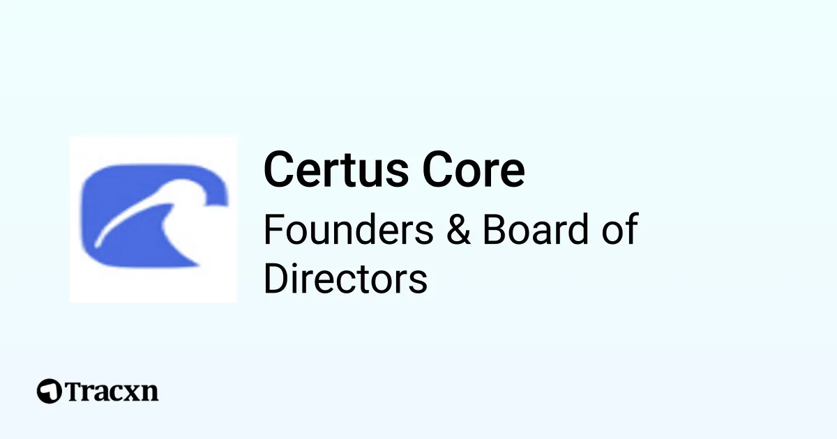 Certus Core - Founders and Board of Directors - Tracxn