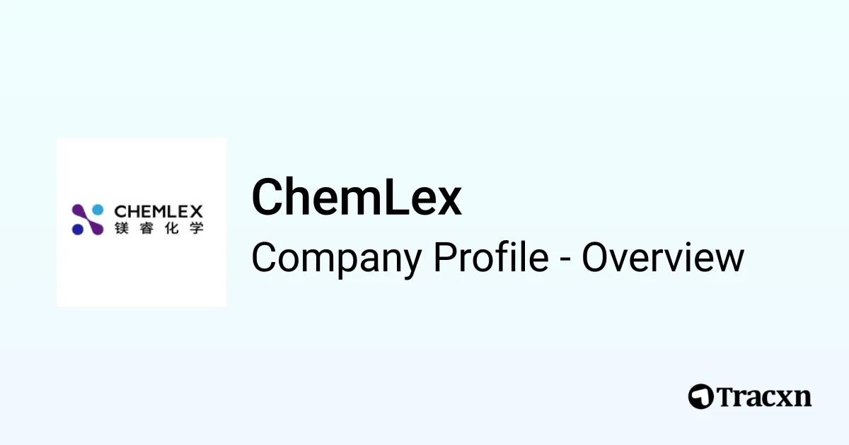 ChemLex - 2025 Company Profile, Team, Funding & Competitors - Tracxn