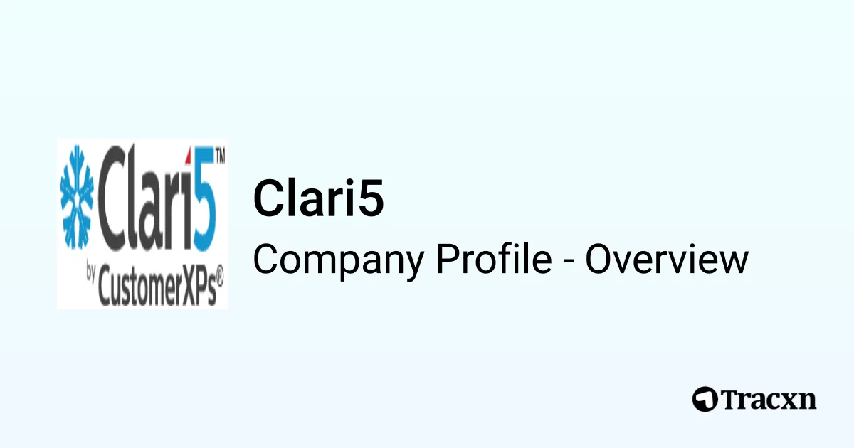 Clari5 - 2025 Company Profile, Team, Funding, Competitors & Financials - Tracxn