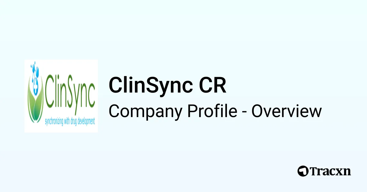 ClinSync CR - 2025 Company Profile, Team, Competitors & Financials - Tracxn