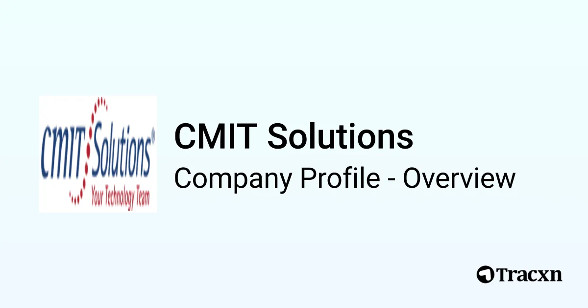 CMIT Solutions - 2025 Company Profile, Team, Funding & Competitors - Tracxn