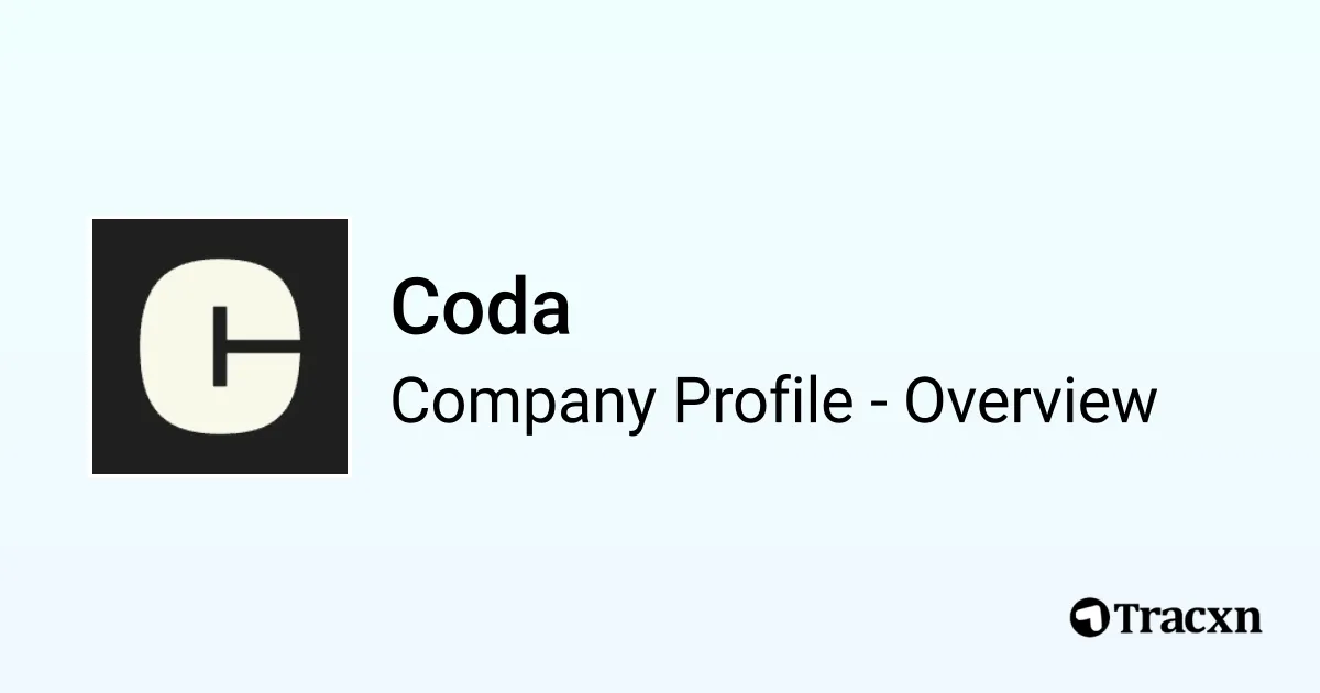 Coda - 2025 Company Profile, Team, Funding & Competitors - Tracxn