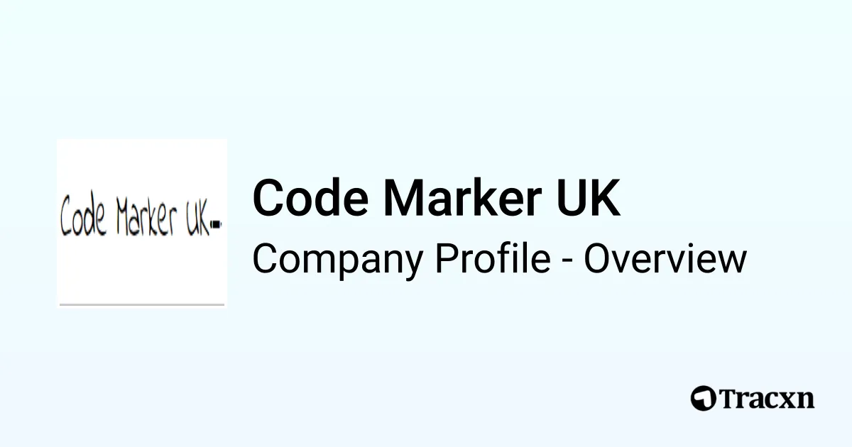 Code Marker UK - 2025 Company Profile & Competitors - Tracxn