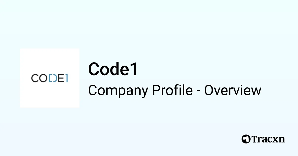Code1 - 2025 Company Profile, Team & Competitors - Tracxn