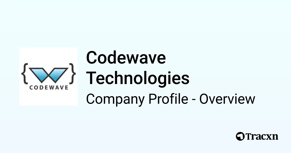 Codewave Technologies - 2025 Company Profile, Team, Competitors & Financials - Tracxn