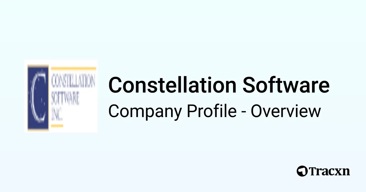 Constellation Software - 2026 Company Profile & Funding - Tracxn