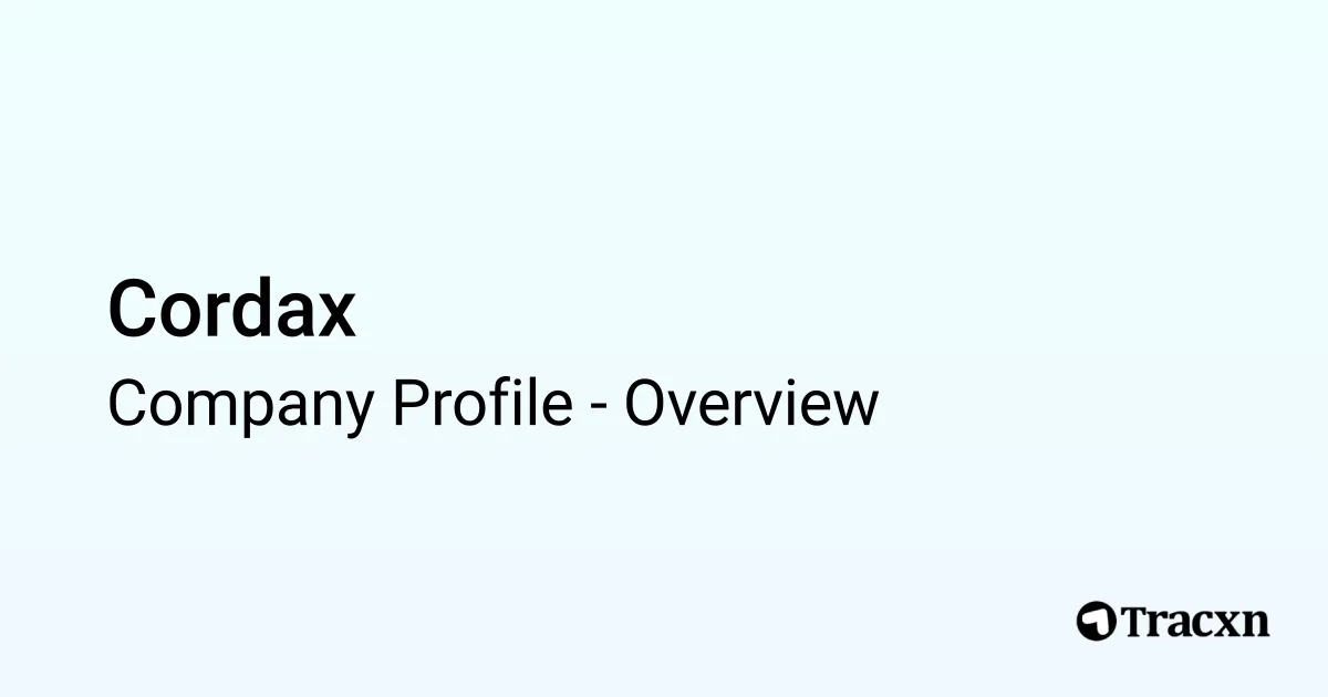 Cordax - 2026 Company Profile & Competitors - Tracxn