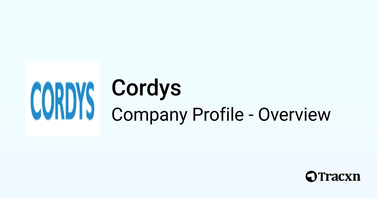 Cordys - 2026 Company Profile, Team, Funding & Competitors - Tracxn