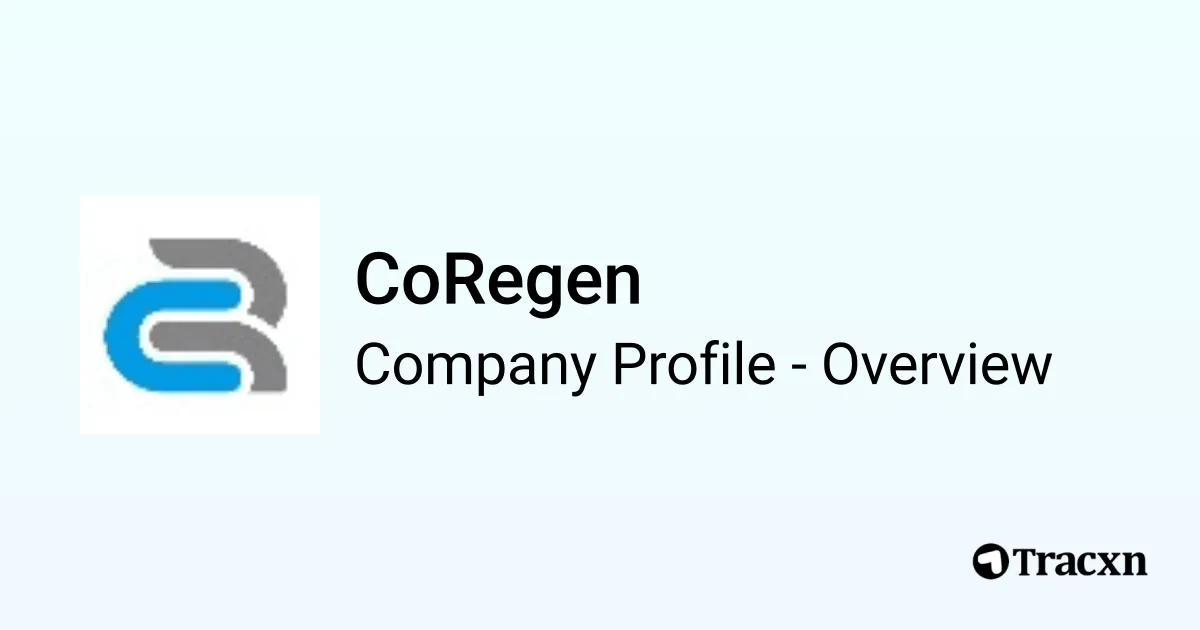 CoRegen - 2025 Company Profile, Funding & Competitors - Tracxn