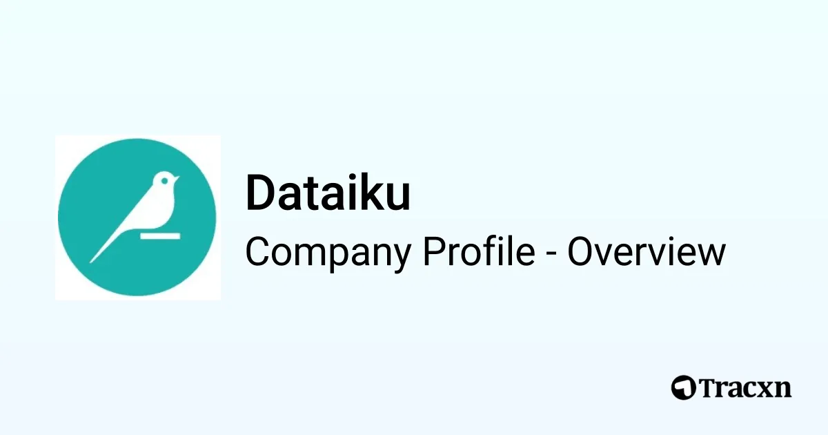 Dataiku - 2025 Company Profile, Team, Funding & Competitors - Tracxn