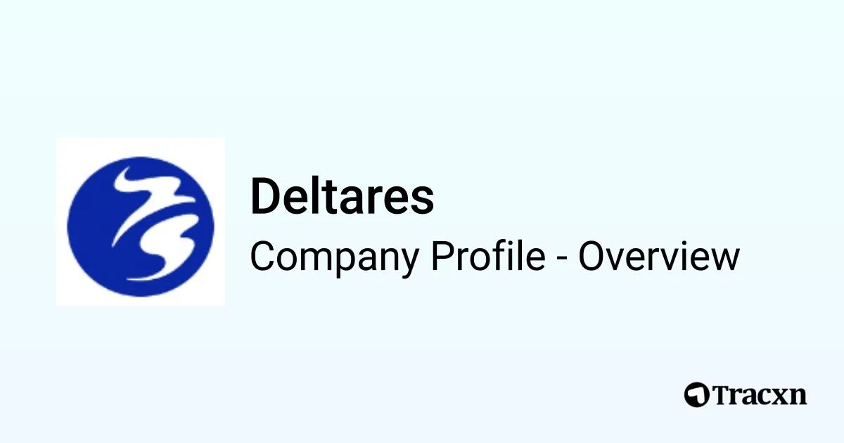 Deltares - 2026 Company Profile, Funding & Competitors - Tracxn