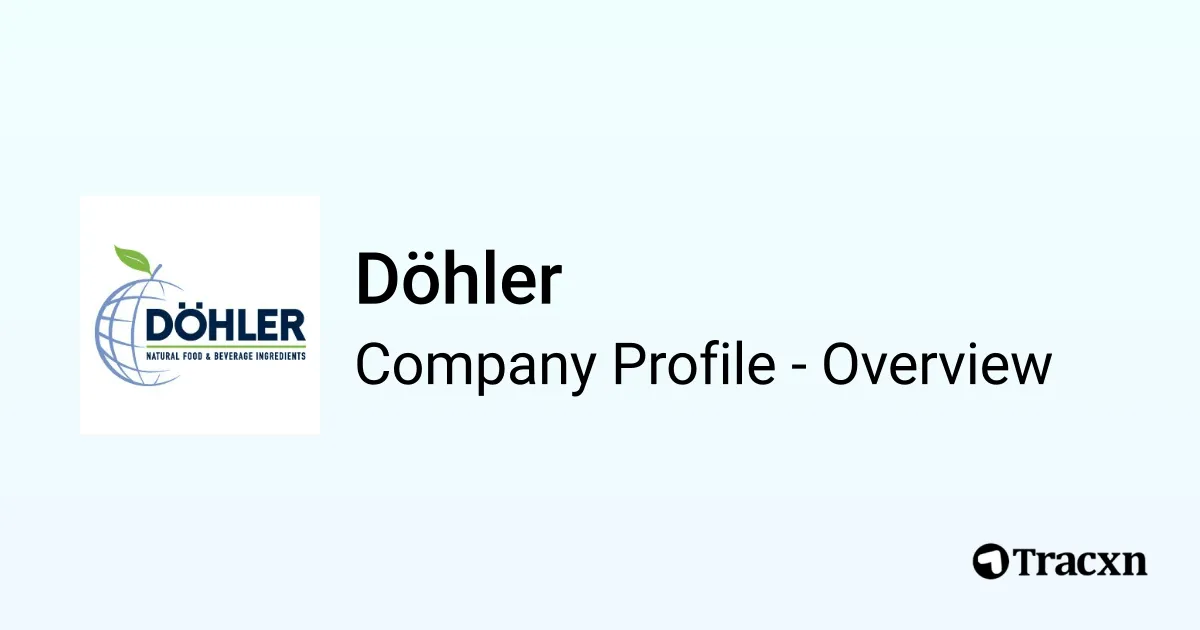 Döhler - 2025 Company Profile, Team, Funding, Competitors & Financials ...