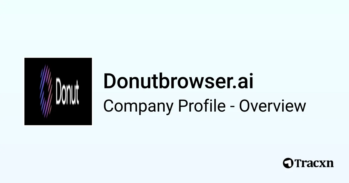Donutbrowser.ai - 2025 Company Profile, Funding & Competitors - Tracxn