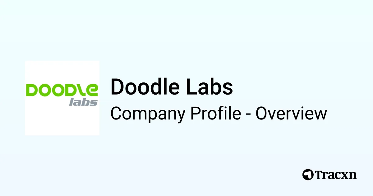 Doodle Labs - 2026 Company Profile, Team, Competitors & Financials - Tracxn