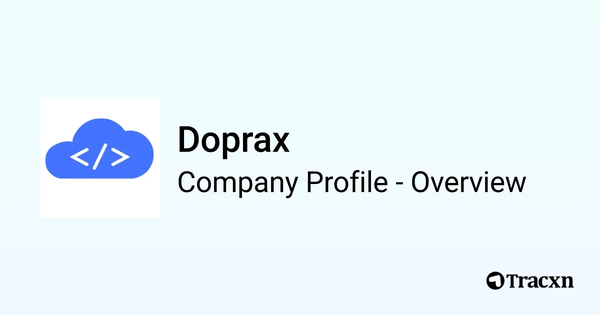 Doprax - 2026 Company Profile & Competitors - Tracxn